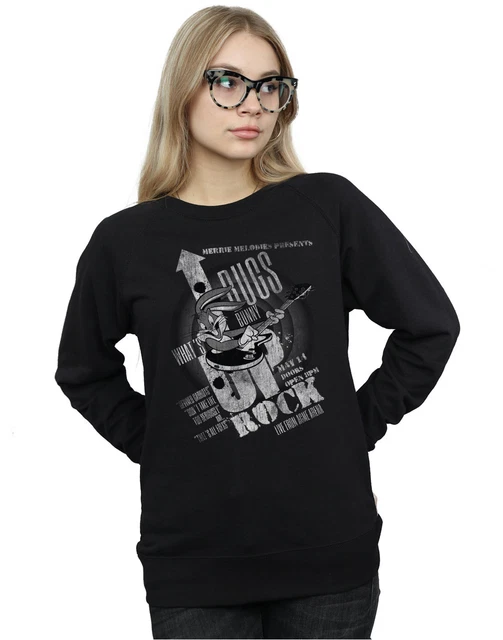 LOONEY TUNES FEMME Bugs Bunny What's Up Rock Sweat-Shirt EUR 47,99 ...