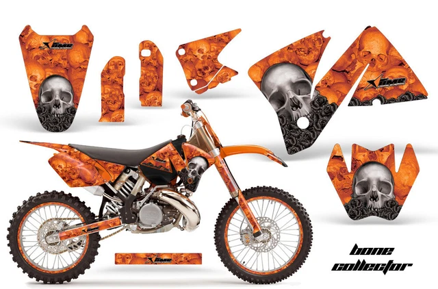 GRAPHISME STICKERS +# Plt / Jante Pour C3 KTM MXC,EXC 200-520 2001-2002 Bones O EUR 310,40 ...