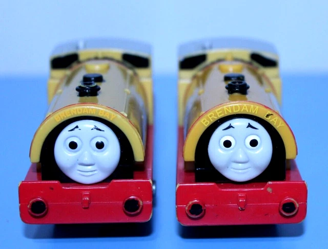 THOMAS FRIENDS TRACKMASTER Bill & Ben Twins Motorized Train Engine TOMY ...