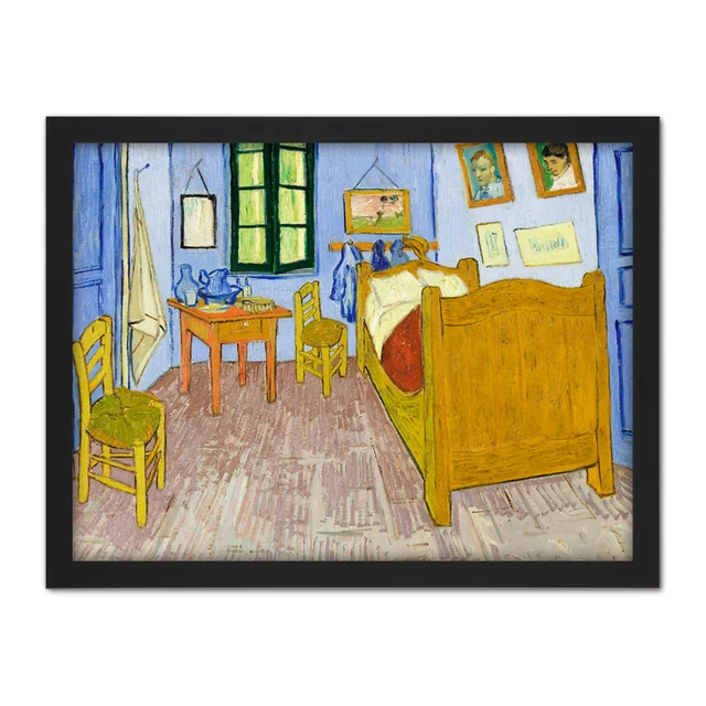VINCENT VAN GOGH Van Goghs Bedroom In Arles Large Framed Art Print £31. ...