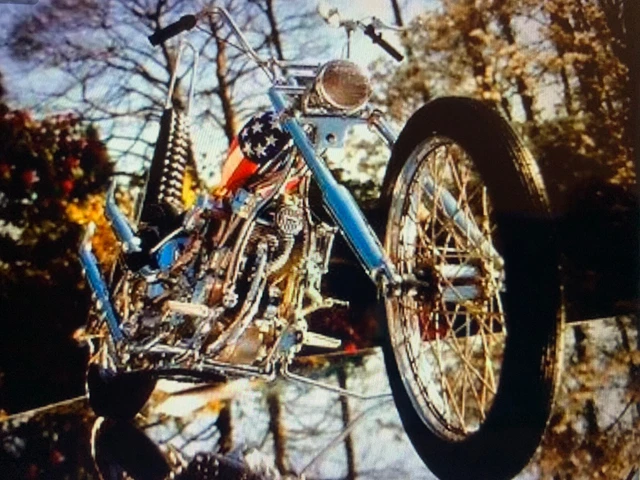 EASY RIDER CHOPPER Captain America Harley Davidson Panhead 1:10 ...