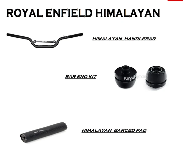 ROYAL ENFIELD HIMALAYAN "Aluminium Braced Handle With Barced Pad & Bar ...