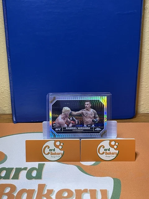 GABRIEL MIRANDA 2024 Topps Chrome UFC - Réfracteur de prisme #38 (RC ...
