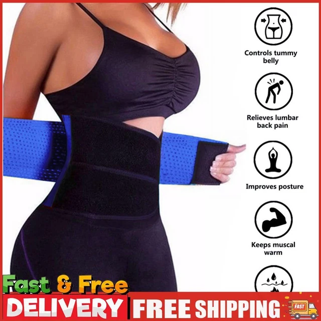 MAGIC STICKER BODY Shaper Elastic Sport Exercise Belts Men Women for ...