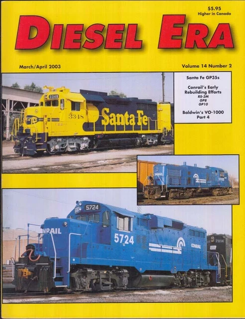 DIESEL ERA 3-4 2003 SF GP35 Conrail RS-3M GP8 GP10 Baldwin VO-1000 &c £ ...