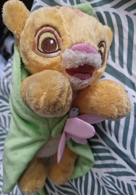 DISNEYLAND PARIS DISNEY BABIES PLUSH Soft Toy LION KING Simba & Leaf ...