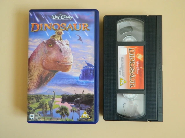 WALT DISNEY DINOSAUR VHS Video - Blue Disney Box Animation Kids ...