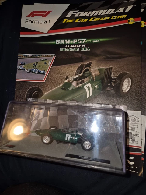 PANINI FORMULA 1 Car Collection GRAHAM HILL BRM P57 1962 1:43 Magazine ...