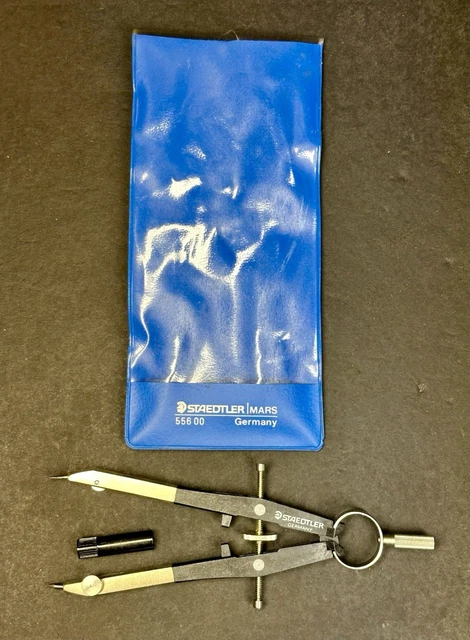 VINTAGE STAEDTLER MARS Precision Drafting Engineering Compass 556 00 ...