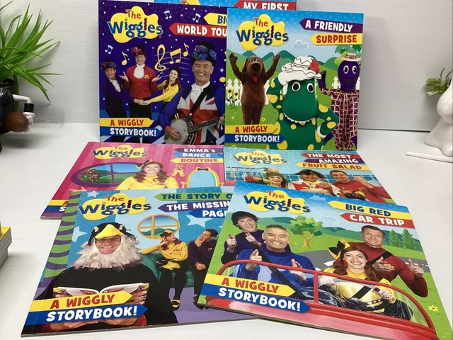 THE WIGGLES MY First Library Box Set Of 6 Wiggly Books! Emma 2017 1st ...