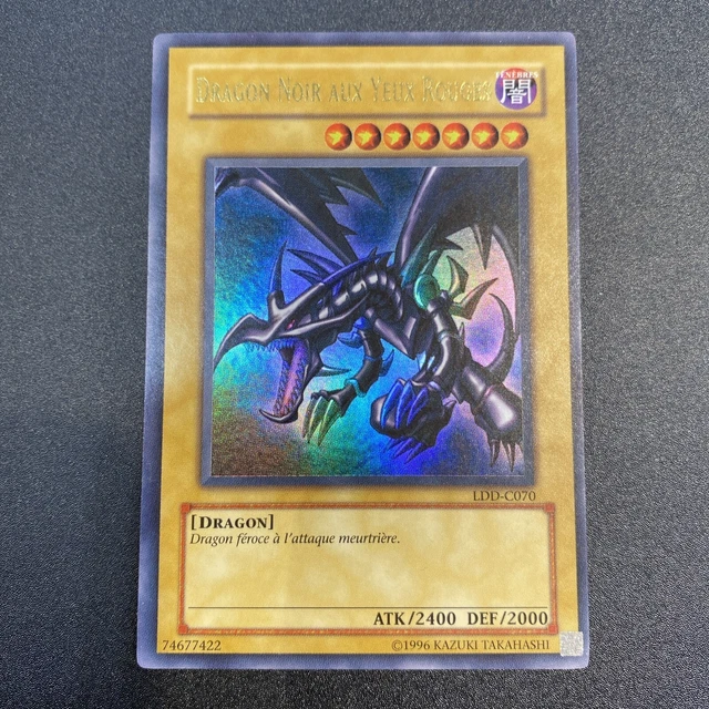 CARTE YU-GI-OH DRAGON Noir Aux Yeux Rouges LDD EUR 60,00 - PicClick FR