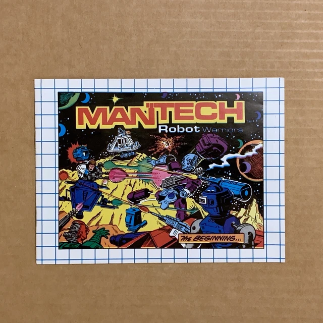 REMCO MANTECH ROBOT Warriors Comic Booklet 1983 ~NICE~ $17.95 - PicClick
