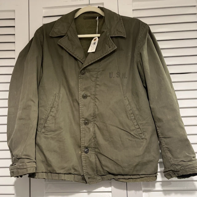 WW2 US N-4 Navy Deck Jacket A398 (Estate Militaria Collection ...