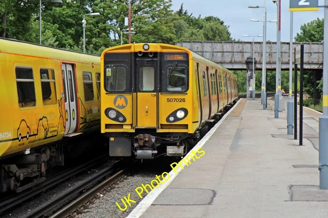PHOTO 6X4 MERSEYRAIL Class 507, 507026, Birkenhead North railway ...