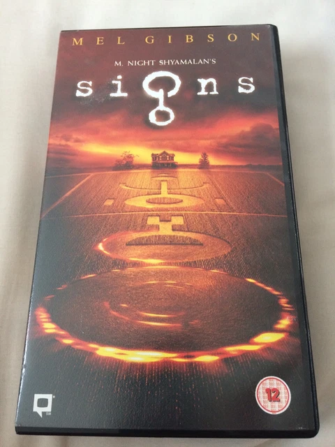 SIGNS VHS VIDEO Touchstone Mel Gibson £2.99 - PicClick UK