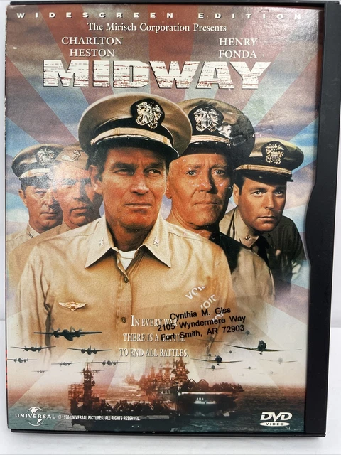 MIDWAY DVD WIDESCREEN (Charlton Heston, Henry Fonda, Glenn Ford) EUR 11 ...