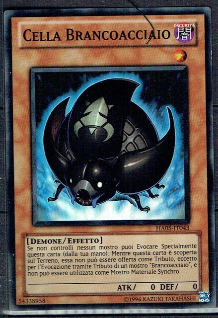CARTA YU-GI-HO HA05 Cella Brancoacciaio It043 Super Rara Unlimited EUR ...