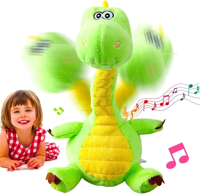 13& GREEN TALKING Dancing Dinosaur, Repeating What You Say Mimicking ...