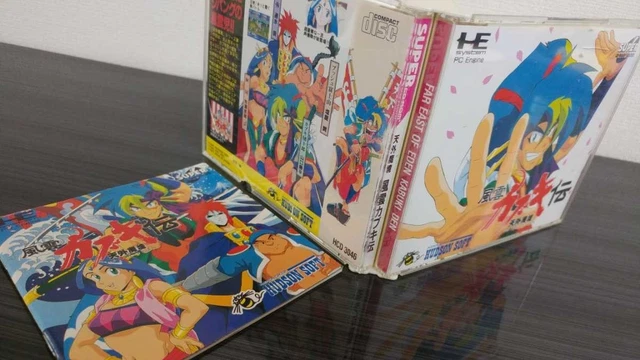 PC ENGINE TENGAI MBKyou Fuun Kabukiden HUDSONHudsKabukiden PC Japan OA ...