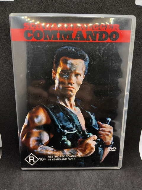 COMMANDO DVD MOVIE Arnold Schwarzenegger FREE POSTAGE $12.00 - PicClick AU