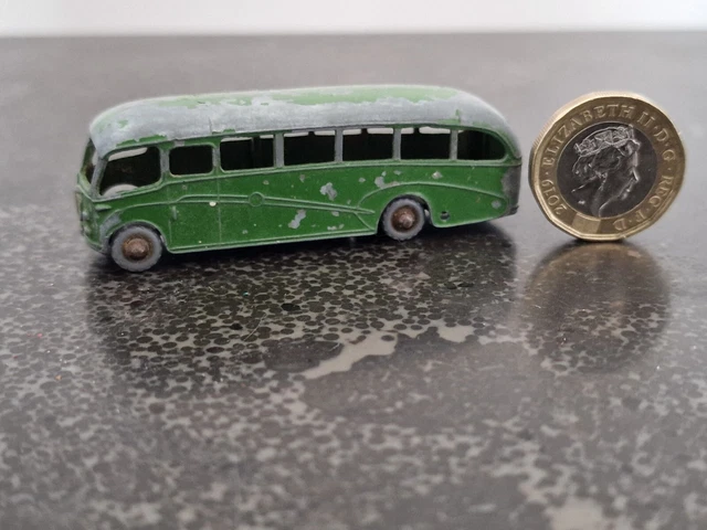 MATCHBOX LESNEY BEDFORD COACH /BUS Toy GREEN Model 21a Toy Vintage ...