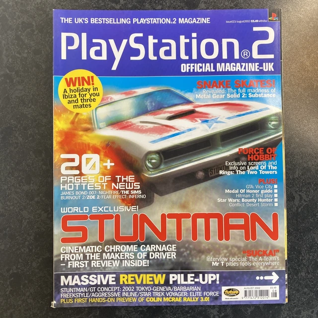 PLAYSTATION 2 OFFICIAL Magazine UK Issue 023 August 2002 Good!💥 £14.95 ...