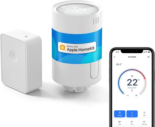 MEROSS SMART RADIATOR Thermostat Valve Kit Heating Adapter Phone ...