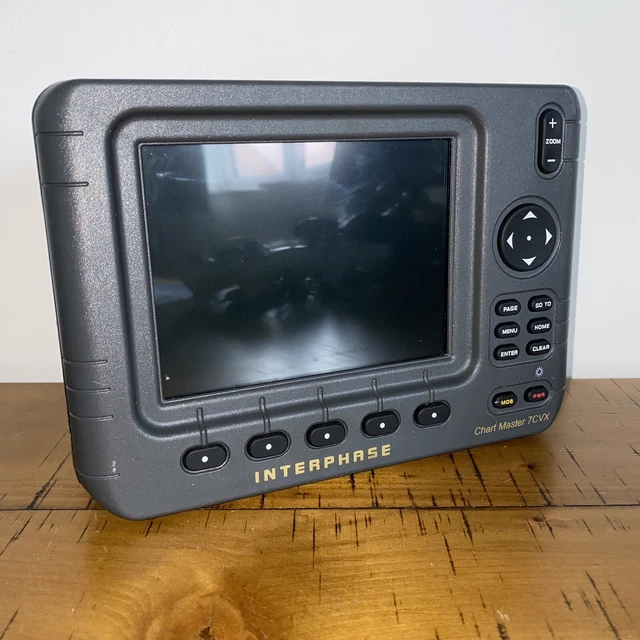 INTERPHASE CHARTMASTER 7Cvx Chartplotter Chart Screen Working Screen Only Good £30.00 - PicClick UK