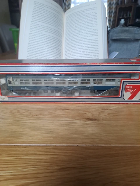 LIMA COACH VINTAGE 305308 OO Gauge BR Blue Grey E6524 Buffet Boxed £19. ...