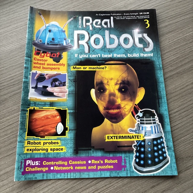 EAGLEMOSS ULTIMATE REAL Robots Magazine - Issue 3 £1.17 - PicClick UK