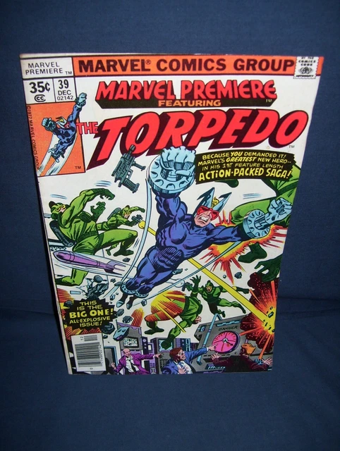 MARVEL PREMIERE FEATURING The Torpedo #39 Marvel Comics 1977 EUR 7,68 ...
