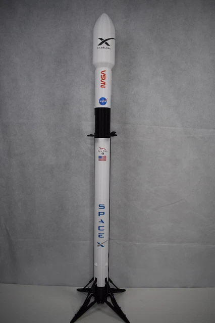 SPACEX FALCON 9 Block 5 STARLINK Payload - 1:76 84cm/33inch - Assembled ...