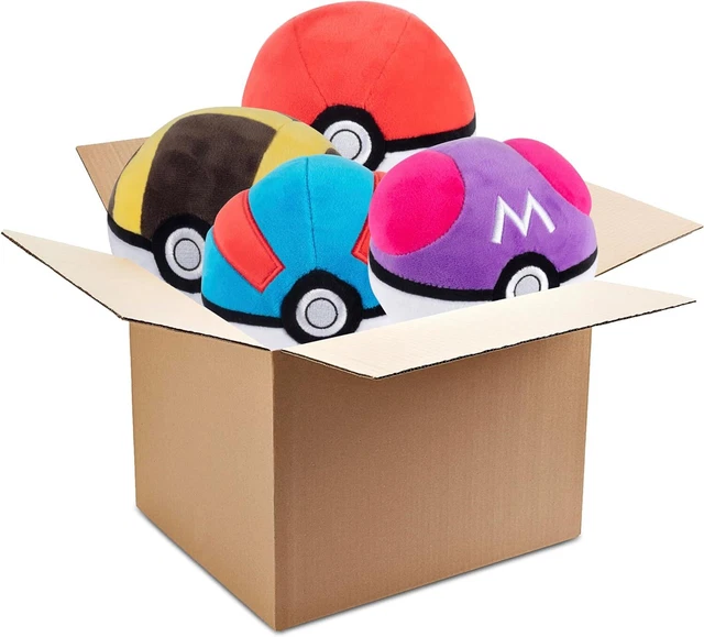 POKÉMON POKÉBALL PLUSH Assorted Blind Box 2 Pack Master Great Ultra ...