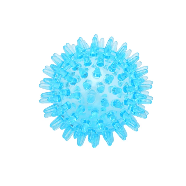 SPIKY BALL HOLLOW Soft Transparent Strength Recovery Exercise Stress ...