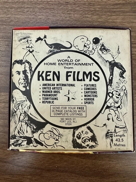 SUPER 8 AT The Earth's Core Ken Films 8mm Movie Film w/ Box £38.02 ...