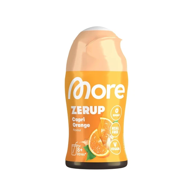MORE ZERUP, ZERO Calorie Syrup a.o. with Real Fruit Extracts, Capri ...