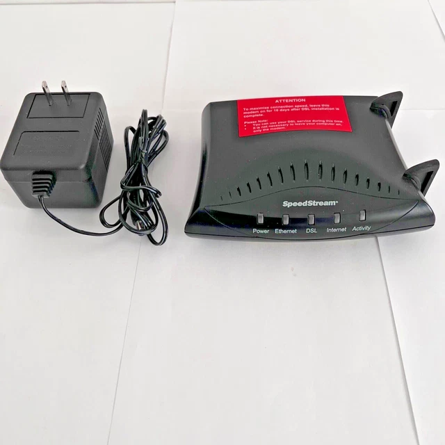 SPEEDSTREAM DSL MODEM 5100 with AC Power Supply Adapter $15.00 - PicClick
