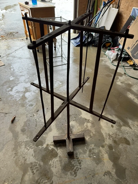 ANTIQUE WOOD WARPING Mill. 1800’s. RARE. Made In Maine £83.95 - PicClick UK