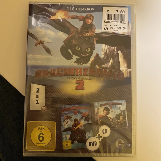 DRACHENZÄHMEN LEICHT GEMACHT 2 DreamWorks DVD Und Hörspiel 2 In 1 Neu Und Ovp EUR 5,00 - PicClick DE