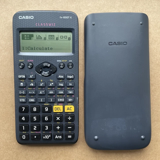 CASIO FX-83GTX SCIENTIFIC Calculator UK Exam Approved GCSE 276 ...