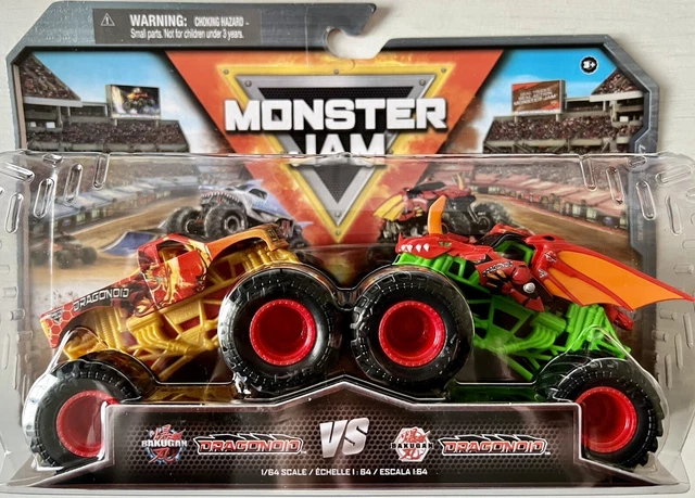 MONSTER JAM DOUBLE Bakugan Dragonoid Graphic Vs Dragonoid Body 1:64 ...