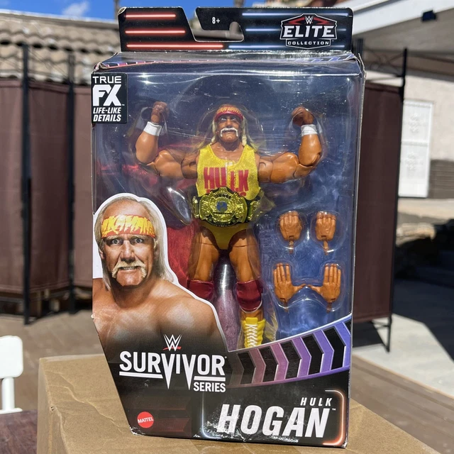 WWE HULK HOGAN Elite Survivor Series Mattel Action Figure New in Box ...
