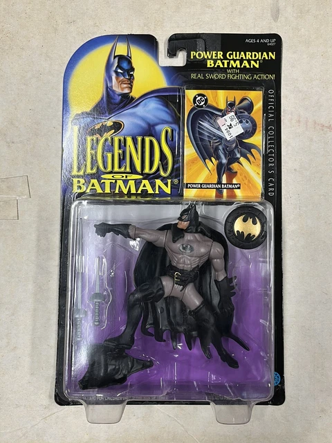 VINTAGE 1994 LEGENDS of Batman Power Guardian Batman Figure & Cards ...