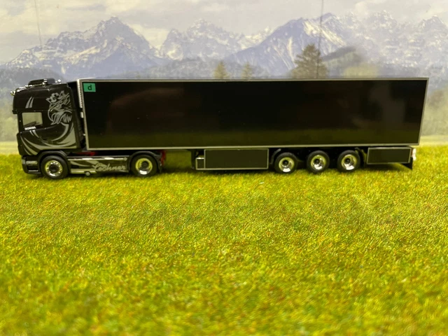 HERPA SCANIA LECHNER Trans V8 Black Edition "Marcello" mit ...