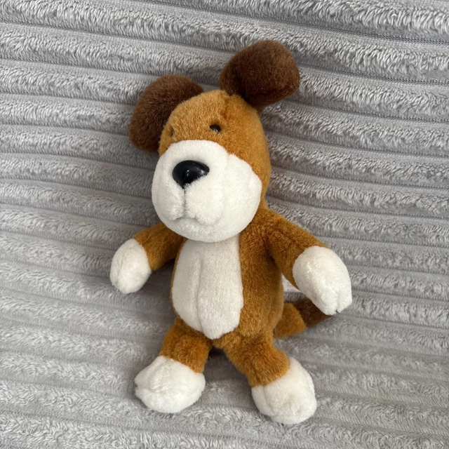 RARE ORIGINAL KIPPER The Dog 1992 6" Mick Inkpen Plush Comforter Hug ...