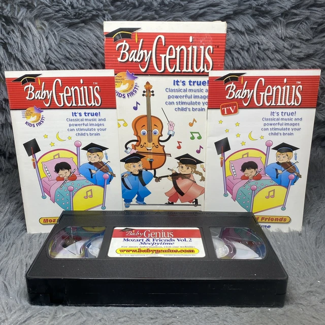 BABY GENIUS - Mozart and Friends VHS Tape 2000 Classic Music Kids ...