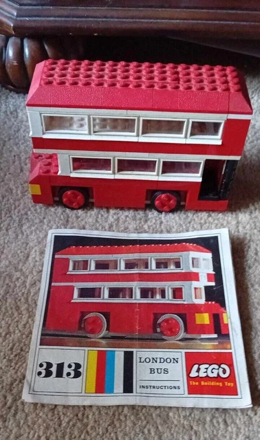 VINTAGE LEGO SYSTEM Set 313 London Bus With instructions £22.99 ...