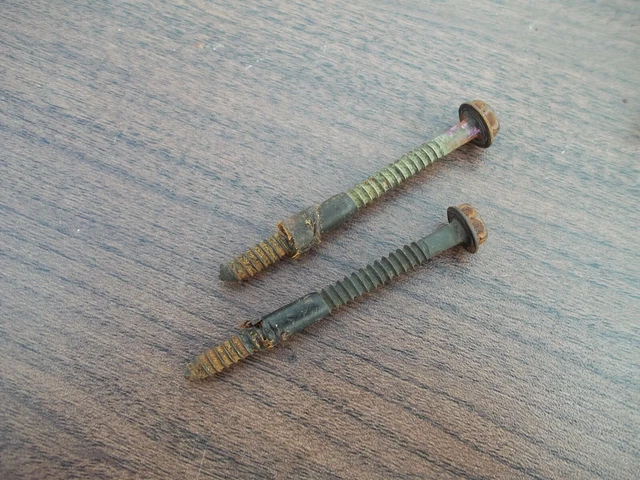 ORIGINAL GM UNDER Dash Fuse Block Retainer Screw Bolt Set Pair w ...