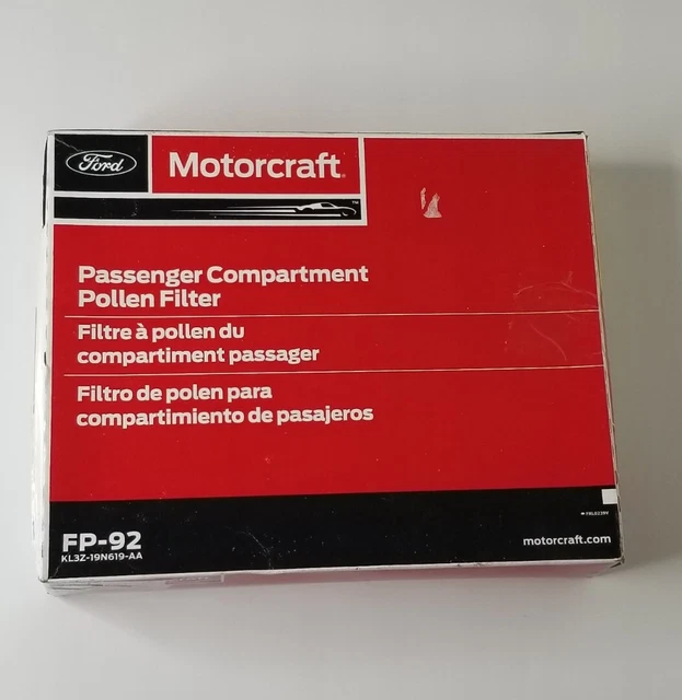 GENUINE OEM MOTORCRAFT FP92 FP79 Cabin Air Filter Ford KL3Z19N619AA $31 ...
