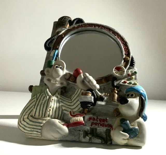 WALLACE & GROMIT Wallace’s Auto-Ablutions Free Standing Mirror Vintage ...